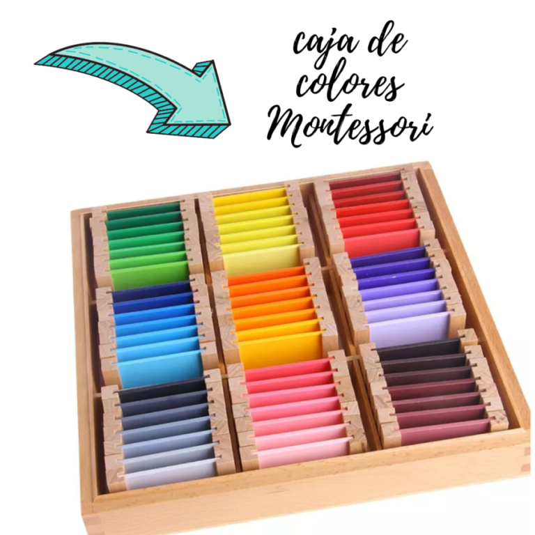 Montessori: Caja de color, Cilindros, Resaques y + ️