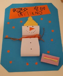 Manualidades de Invierno: Mesa de estación invernal