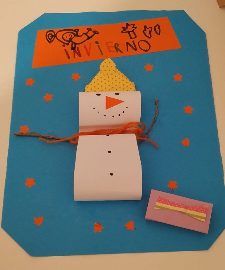 Manualidades de Invierno: Mesa de estación invernal